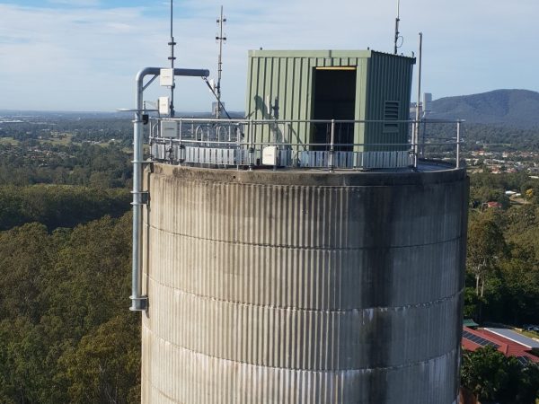 Davit Arm on Reservoir Tower | BDR Stainless