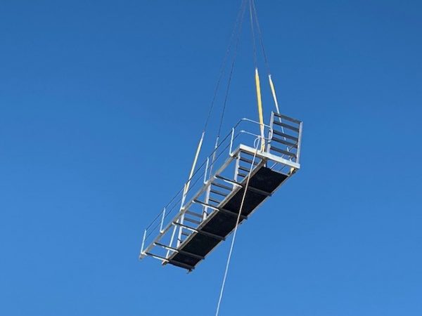 Pipe Gantry and Access System – Ice Cream Factory | BDR Stainless