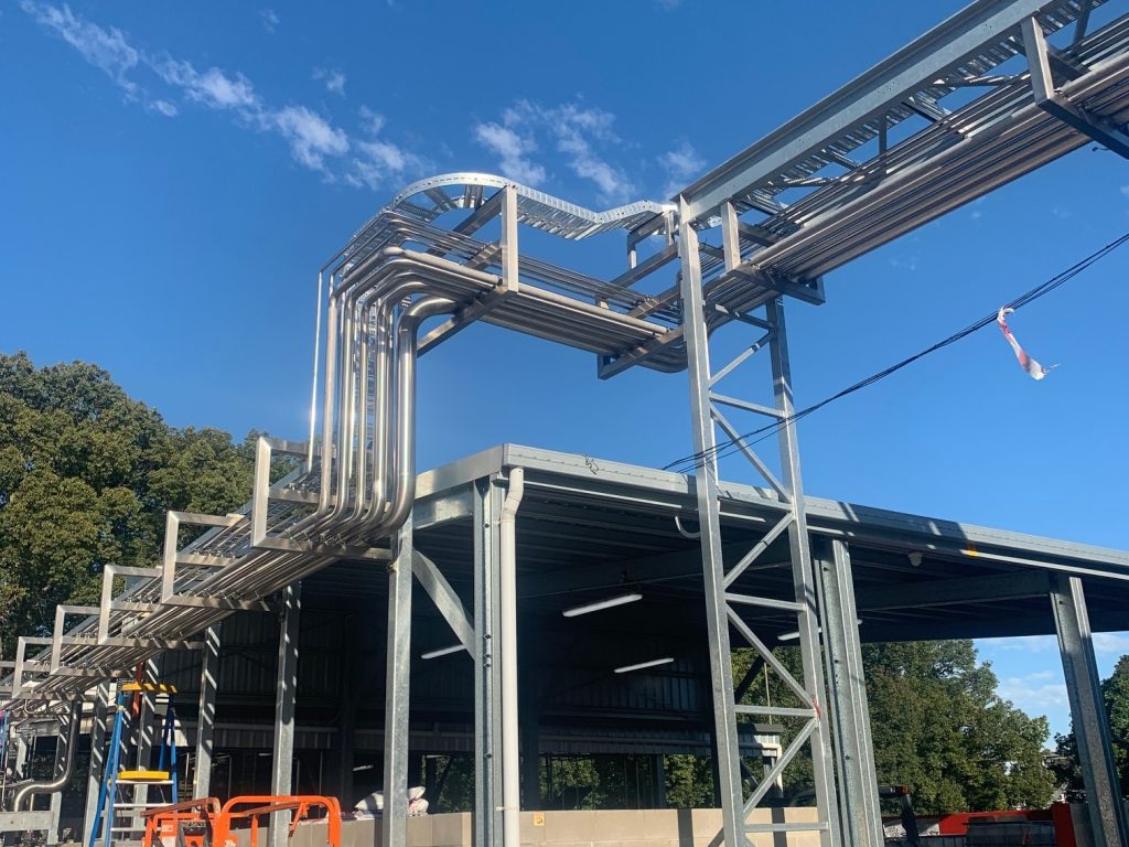 Pipe Gantry and Access System – Ice Cream Factory | BDR Stainless