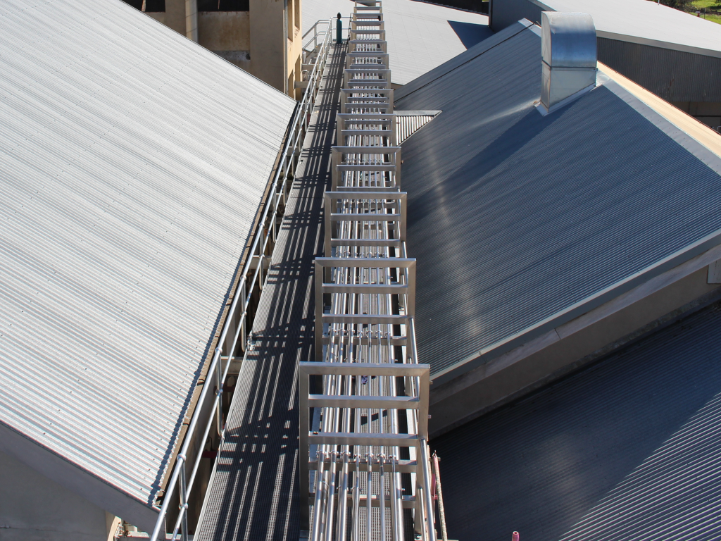 Pipe Gantry and Access System – Ice Cream Factory | BDR Stainless